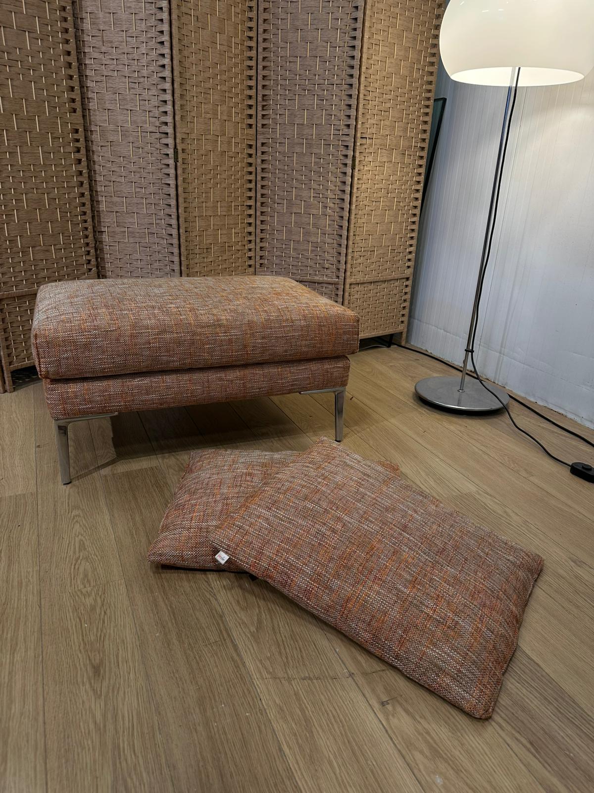 Pode Fold Hocker Oranje + 2 Kussens | Designplaats